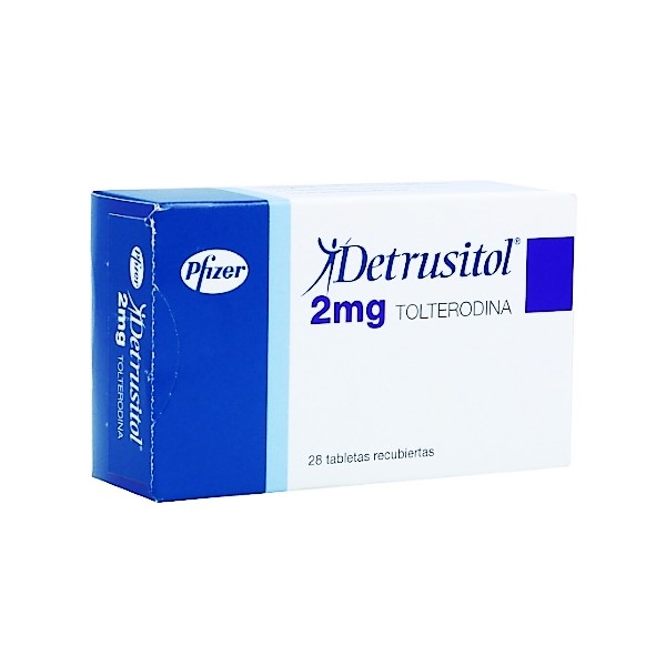 Detrusitol Tabletas 2mg x 28 Pfizer – Compras Farmacia
