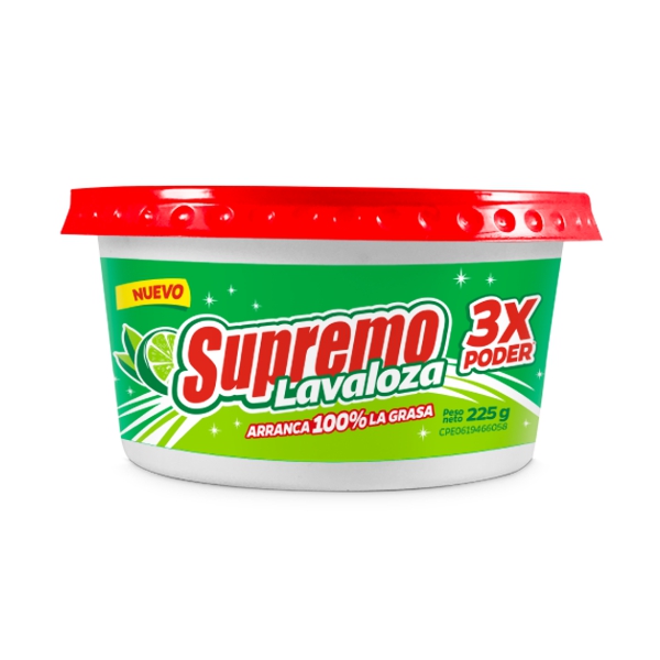 Lavaplatos en Crema Supremo Triple Poder 225 Gramos – Compras Farmacia
